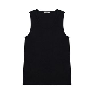 Christophe Lemaire Homme, Tops, Noir, Taille: S D&eacute;bardeur c&ocirc;tel&eacute;
