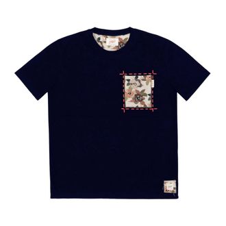 Bob Homme, Tops, Bleu, Taille: 2XL T-shirt en coton avec poche