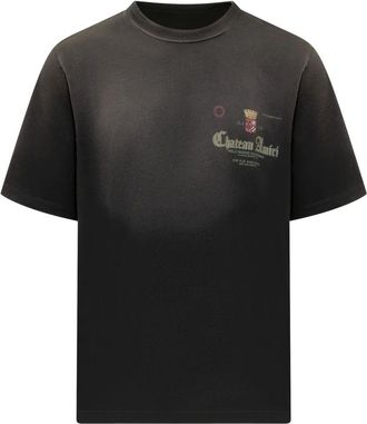 Amiri Homme, Tops, Noir, Taille: S Chateau Crown Tee
