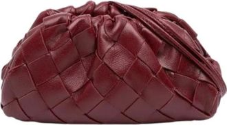 Bottega Veneta Pochette en cuir Pre-owned - Femme - Pre-owned - Rouge - Taille: ONE Size