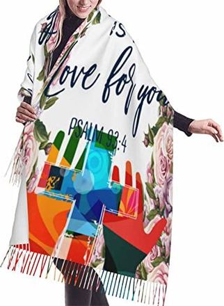 Generic Ch&acirc;les Et &Eacute;toles &Agrave; Franges, Versets Religieux, Citations Bibliques, Robes De Soir&eacute;e Fleuries, Capes De Mariage, Par&eacute;os Chaud Ch&acirc;le Quotidien &Eacute;charpe F