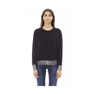 Baldinini Femme, Pulls, Noir, Taille: 40 FR Trend Sweater