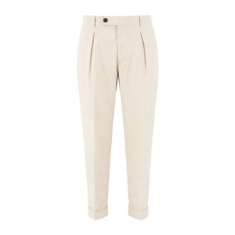 Berwick 1707 Homme, Pantalons, Blanc, Taille: 2XL Pantalon Coupe Classique