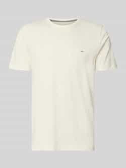 Fynch-Hatton T-Shirt mit Rundhalsausschnitt und Label-Stitching