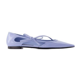 Dolce & Gabbana Womens Calfskin Leather Ballerina Blue