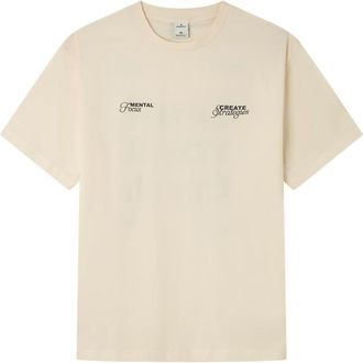 Springfield Herren Lead You Coach Ss Graphic T-Shirt.100% Bci Cotton T-Shirt aus Baumwolle, wei&szlig;, XL