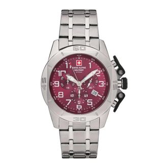 Swiss Alpine Military Chronograph 7063.9136 - - Accessories - Herren - Grau - ONE SIZE