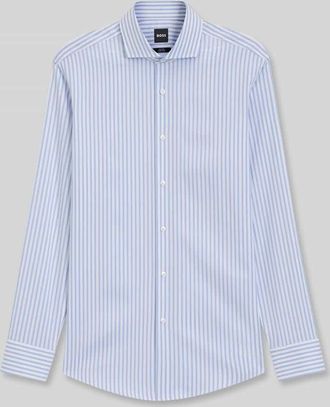 HUGO BOSS Slim Fit Businesshemd aus Baumwoll-Mix Modell HANK-SP