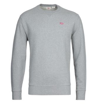 Levi's Neues Original Nachhaltiges Rundhals-Sweatshirt - Grau Melange