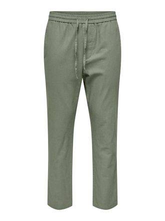 Only & Sons ONSLINUS Crop 0007 COT LIN PNT NOOS