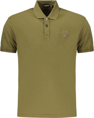 Napapijri Homme, Tops, Vert, Taille: 2XL Polo &agrave; manches courtes