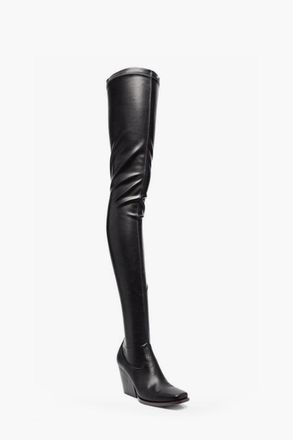 Stella McCartney Overknee-Stiefel COWBOY aus Kunstleder, 8 cm Stella McCartney