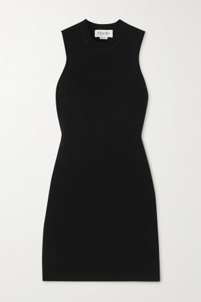 Victoria Beckham Vb Body Minikleid Aus Stretch-strick - Schwarz