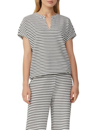 s.Oliver Strukturiertes T-Shirt im O-Shape