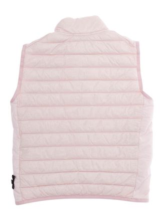 Stone Island Boys Kids Sleeveless Puffer Jacket Pink Polyamide Padded