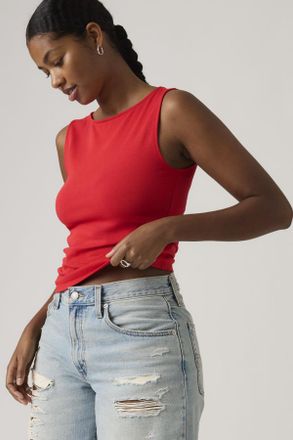 Levi's Blair Boatneck Top - Damen - Rot / Rot