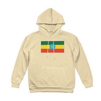 Generic Sweat &Agrave; Capuche &Eacute;thiopien Drapeau pour Femme Adultes Et Adolescents Doublure Polaire Sweatshirt pour Patriotes Hoodie Femmes Femmes Pull &Agrave; Capuche pou