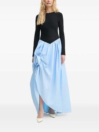 Sleeper robe longue &agrave; fleurs - Bleu