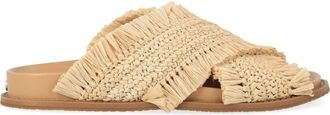 Michael Kors Femme, Chaussures, Beige, Taille: 40 EU Peyton Slider