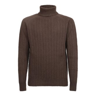 Original Vintage Rollkragenpullover - - Knitwear - Herren - Braun - M