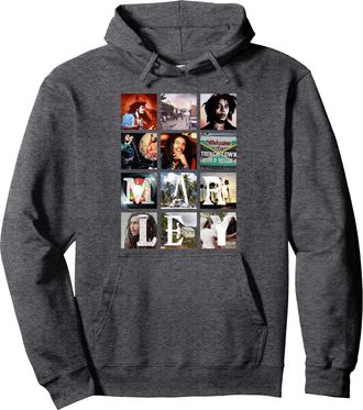 Bob Marley Block Bilder Pullover Hoodie