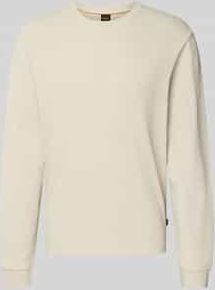 Boss Orange by Hugo Boss Regular Fit Langarmshirt aus Baumwoll-Mix Modell WE-TEMPEST