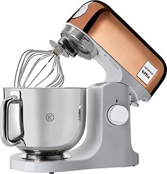 Kenwood kMix Editions KMX760GD Küchenmaschine, 5 l Edelstahl Schüssel, Safe-Use-Sicherheitssystem, Metallgehäuse, 1000 Watt, inkl. 3-Teiligem Patisserie-Set u
