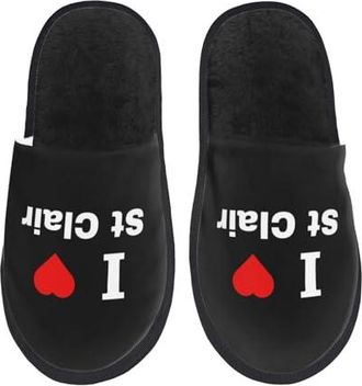 Generic Slippers JAime St Clair Antidérapantes Pantoufles En Coton Portative Pantoufles Pour Unisex DIntérieur Outdoor L