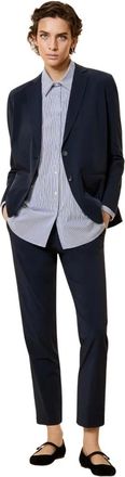 Roberto Ricci Design Rrd, Femme, Vestes, Bleu, Taille: 36 FR Terzilight Boyfriend Blazer