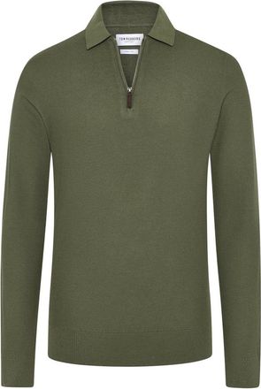 Tom Rusborg Troyer mit Umlegekragen und Seidenanteil in