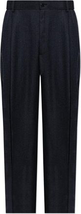 Brioni Pantalon en laine - Homme - Pantalons - Bleu - Taille: L