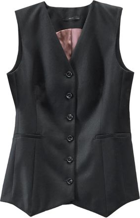 Paul Smith Femme, Vestes, Noir, Taille: 40 FR Gilet Lana e Cashmere