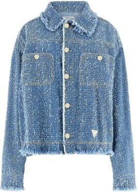 Guess Veste courte en tweed de coton