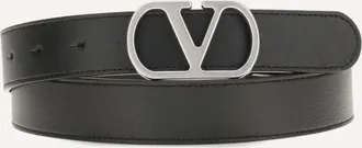 Valentino Garavani VLogo Signature leather Belt Male 100