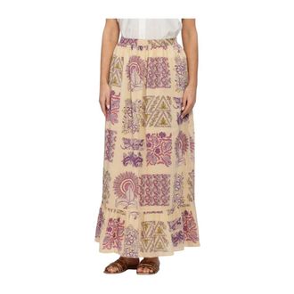 Antik Batik Jane Skirt - - Skirts - Damen - Beige - S