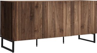 Vente-Unique Sideboard mit 3 T&uuml;ren - Dunkel Natur - CEVANIA