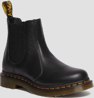 Dr. Martens 2976 Virginia Leder Chelsea Stiefel Schuhe in Schwarz, Größe: 36