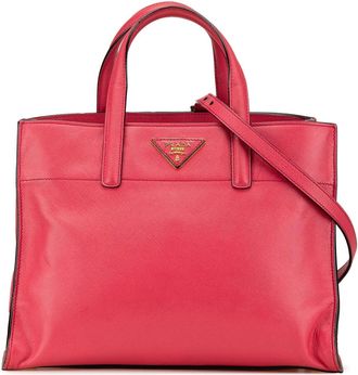 Prada Hobo Bags - Saffiano Soft Triple Pocket Tote - Gr. unisize - in Gold - f&uuml;r Damen