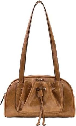 Guess Sac port&eacute; &eacute;paule effet cuir verni