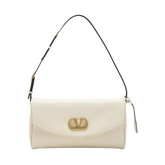 Valentino Garavani Femme, Sacs, Blanc, Taille: ONE Size Vain VLogo Clutch