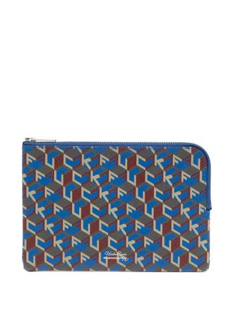 Undercover Portemonnaie mit grafischem Print - Blau