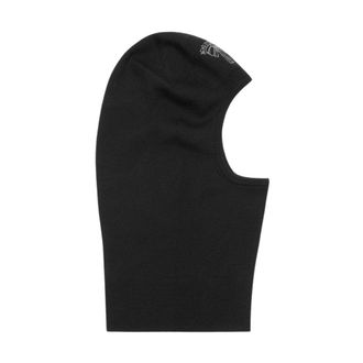 Acne Studios Schwarze Merinowolle Sturmhaube M&uuml;tze - - Accessories - unisex - Schwarzk - ONE SIZE