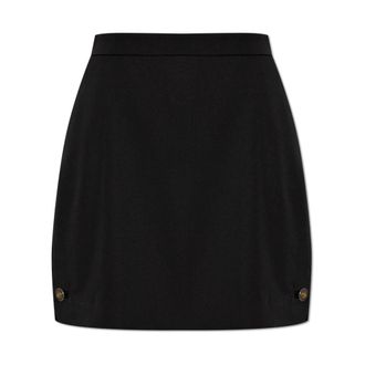 Versace Woll-Bleistiftrock - - Skirts - Damen - Schwarzk - L