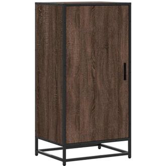 vidaXL Vidaxl - Schuhregal Braun Eichen-Optik 48x38x97,5 cm Holzwerkstoff