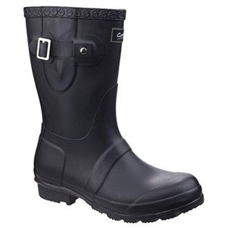 Cotswold Femmes Windsor Short Bottes De Pluie En Caoutchouc Imperm&eacute;able Noir 41