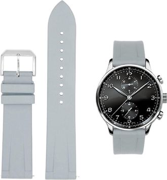 Generic Fluorkautschuk-Uhrenarmband f&uuml;r Pilot Portofino Band f&uuml;r Armband Schnellverschlussarmband 20mm 22mm