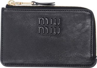 Miu Miu Zip Logo Cardholder