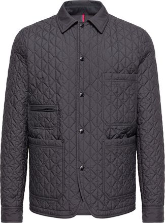Moncler Moncler Veste Theoline &Agrave; Matelassage En Losanges, Homme, Bleu, Taille: 0