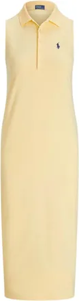 Polo Ralph Lauren robe évasée à col polo - Jaune