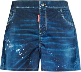 Dsquared2 Homme, Maillots de bain, Bleu, Taille: S Short de bain